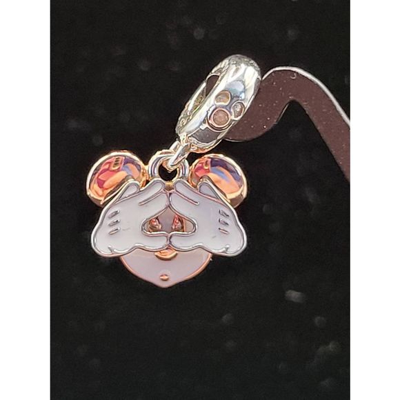 Disney | Jewelry | Disney Mickey Mouse Double Dangle Charm For Pandora ...